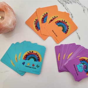 In the Zone Card Game Counselling Cards Emotions Therapist Resource ...