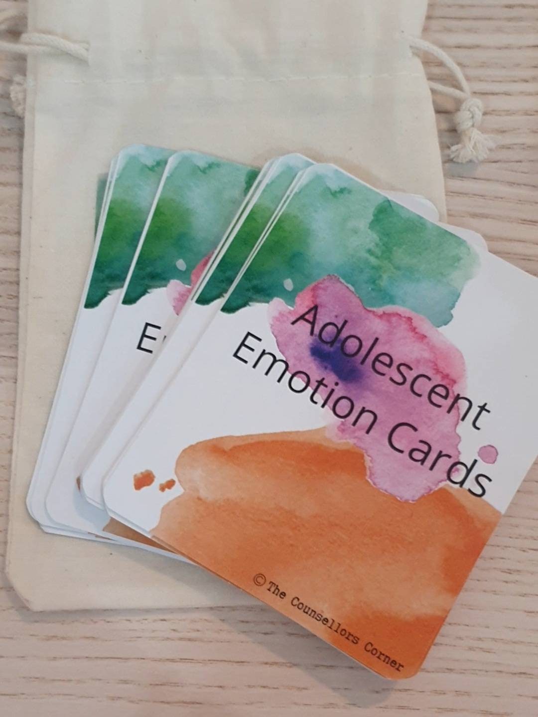 32 Adolescent Emotion Cards Teen Therapy Card Deck Emotions - Etsy