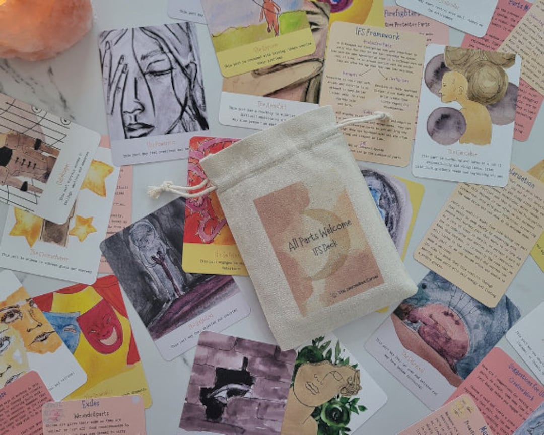 All Parts Welcome IFS Deck, Counselling Resources, Parts Work, Internal ...