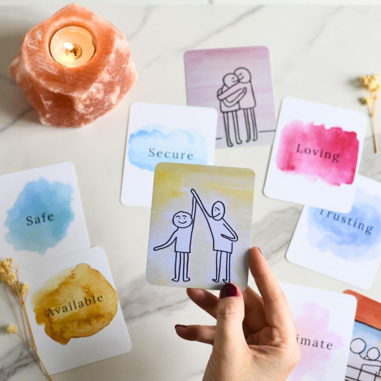 Relationship Therapy Cards Counselling Card Deck Creative Therapy ...