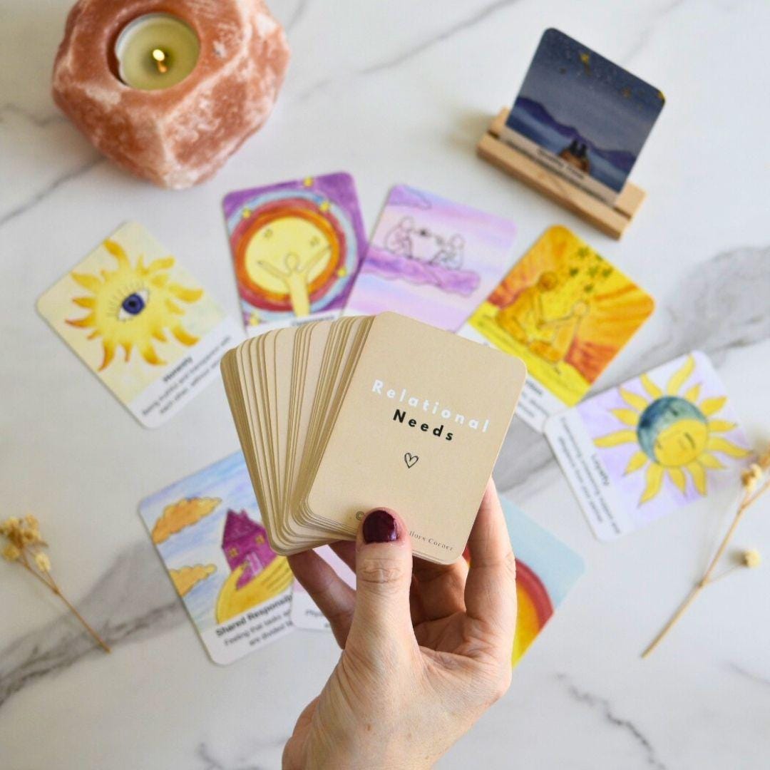 Relational Needs Card Deck, Relationship Therapy Cards, Couples Therapy ...