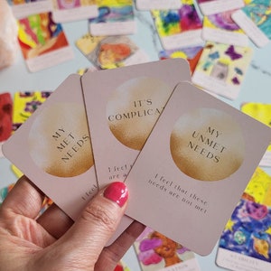 Human Needs Card Deck/ Therapy Cards/ Maslow's Hierarchy of Needs ...
