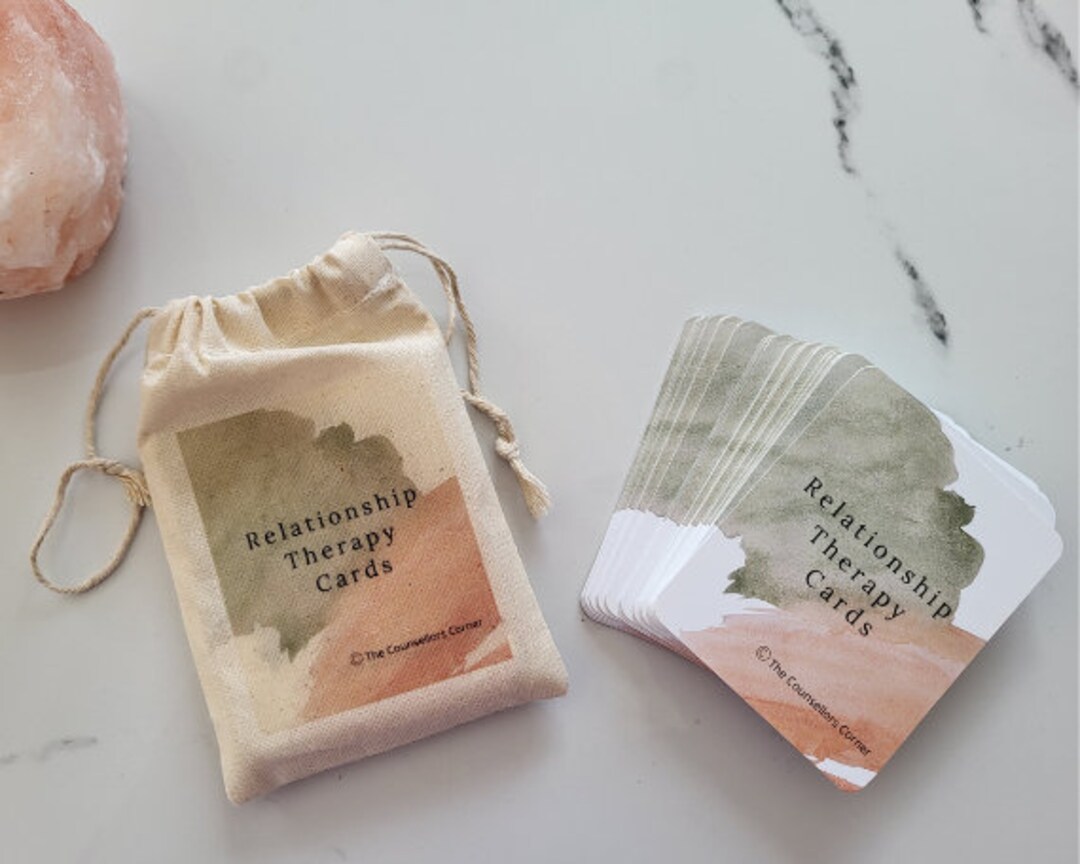 Relationship Therapy Cards Counselling Card Deck Creative Therapy ...