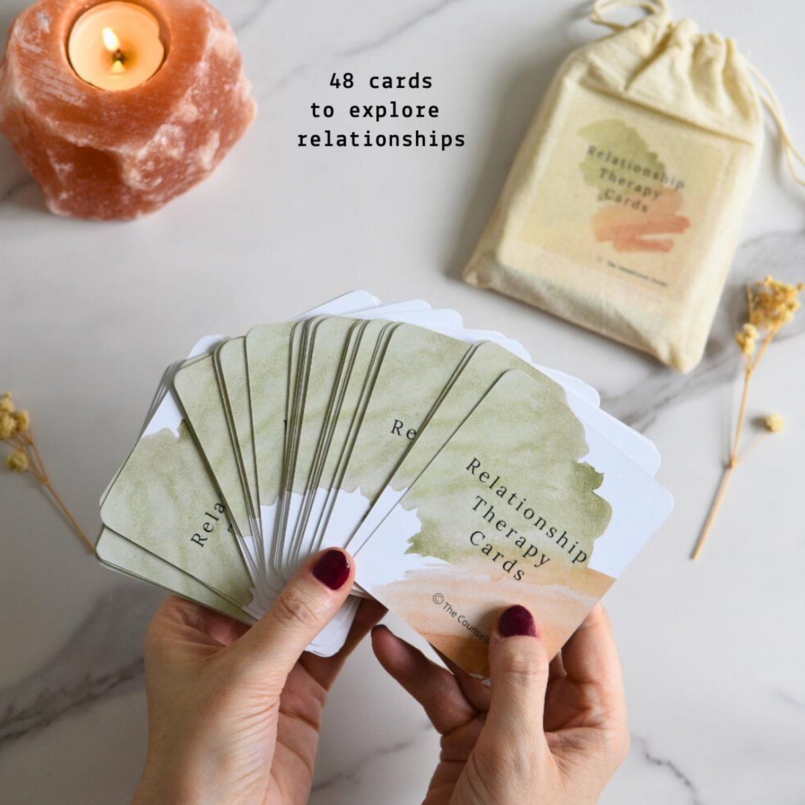 Relationship Therapy Cards Counselling Card Deck Creative Therapy ...