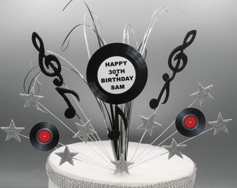 Record Cake Topper | Etsy