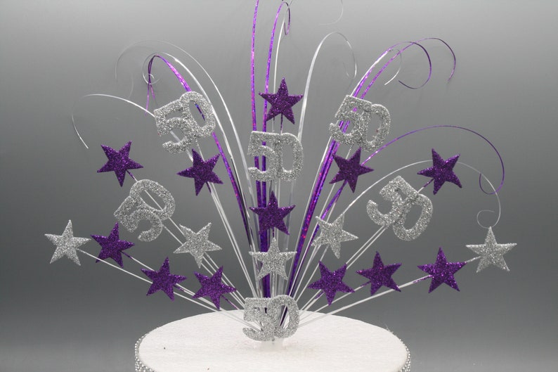 Personalised Glittered Cake Topper Spray Cake Decoration Cake - Etsy