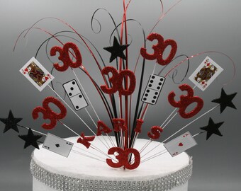 Playing Cards Cake Topper - Etsy