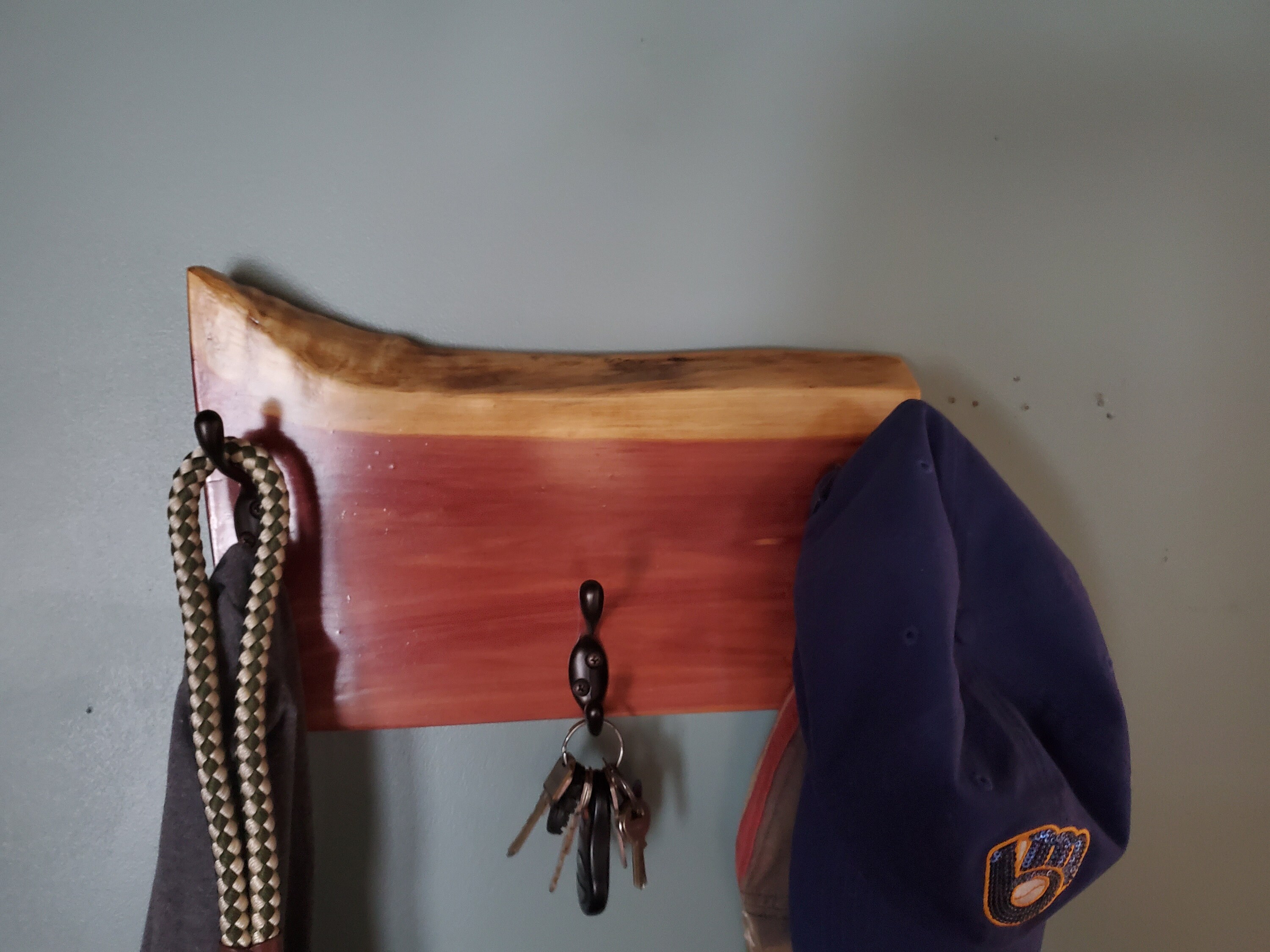 Handmade Solid Cedar Coat, hat, leash, key hanger - Etsy.de