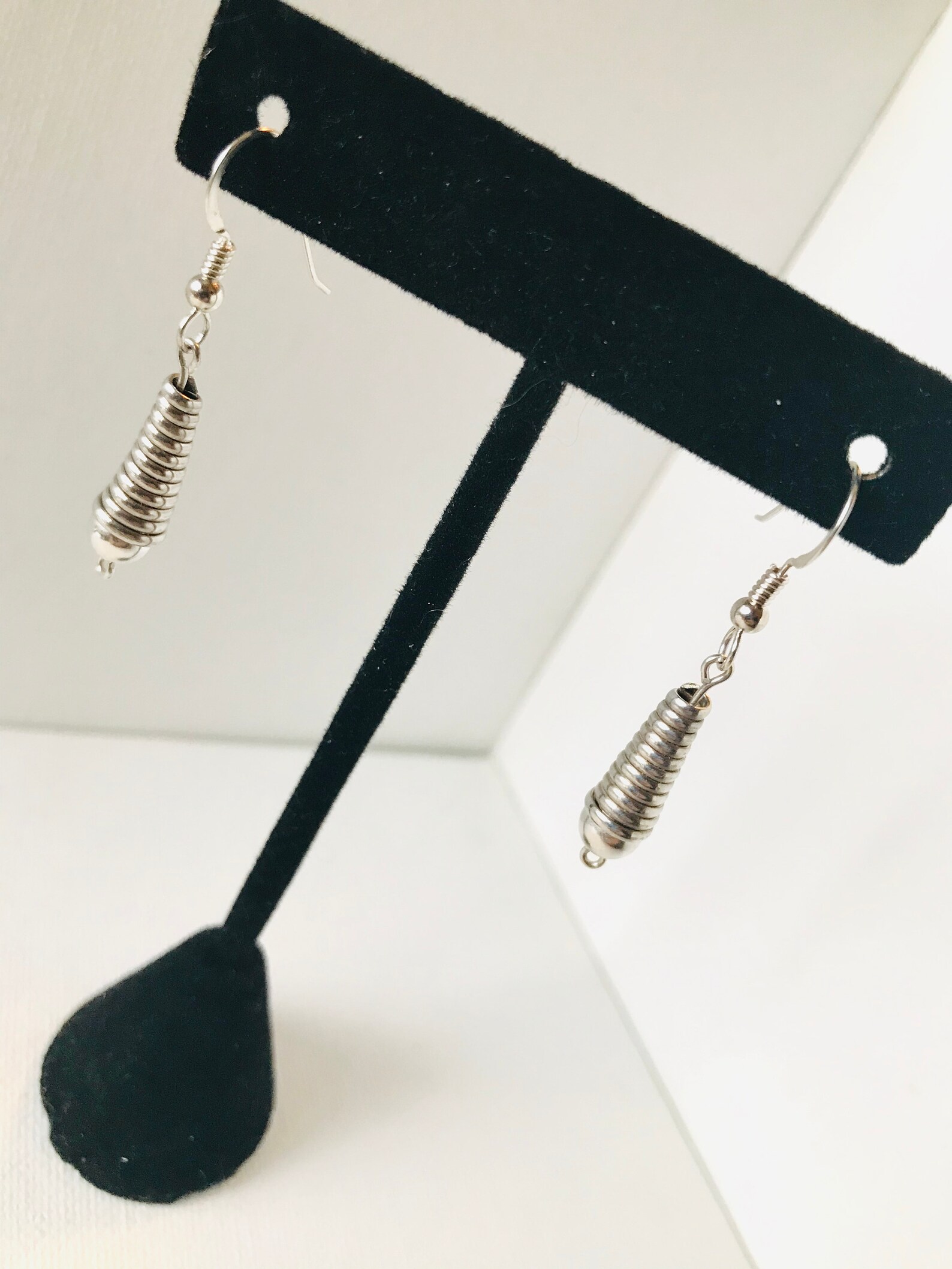 Sterling Silver Cone Earrings - Etsy Sweden