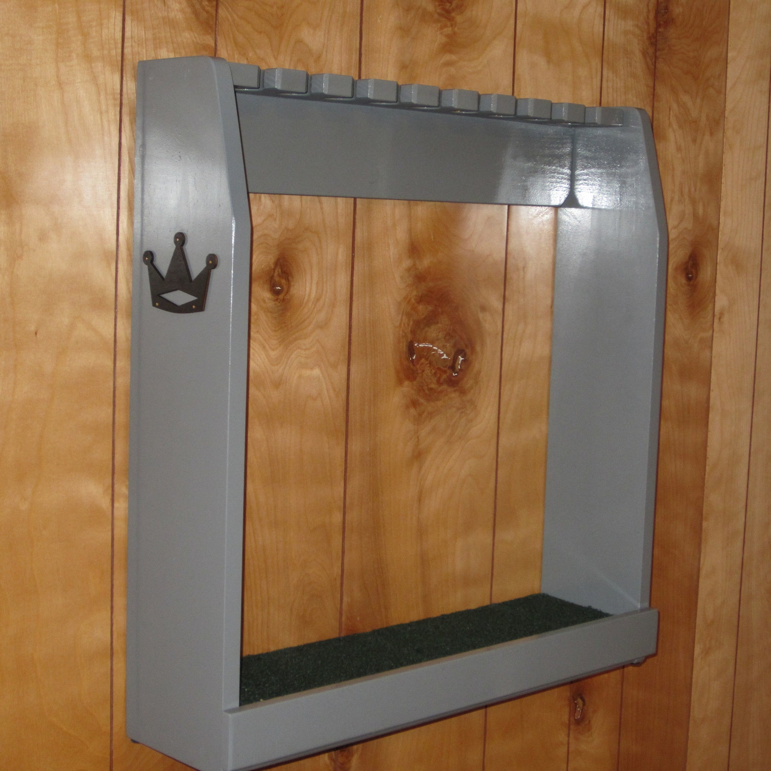Gray Golf Club Display Rack Case Wood Wall / Floor for 9 - Etsy