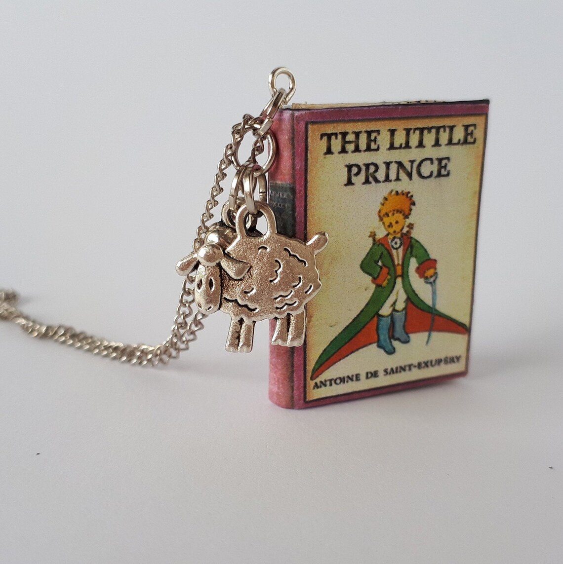 The Little Prince Miniature Book Necklace From Recycled Book Paper ...