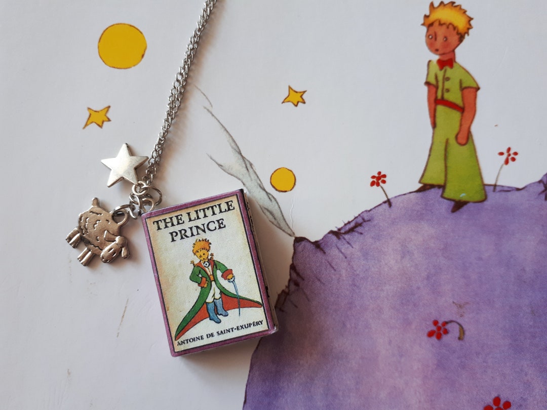 The Little Prince Miniature Book Necklace From Recycled Book Paper ...