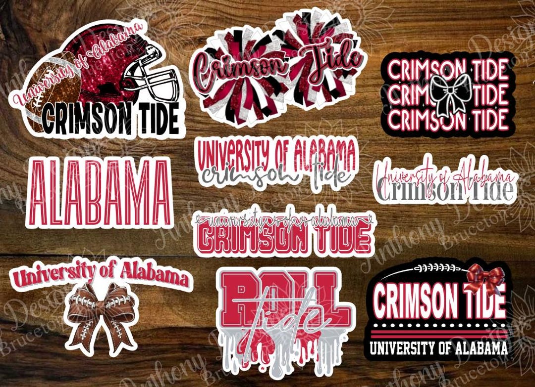 Alabama Vinyl Stickers You Receive All Stickers in Listing Photo - Etsy