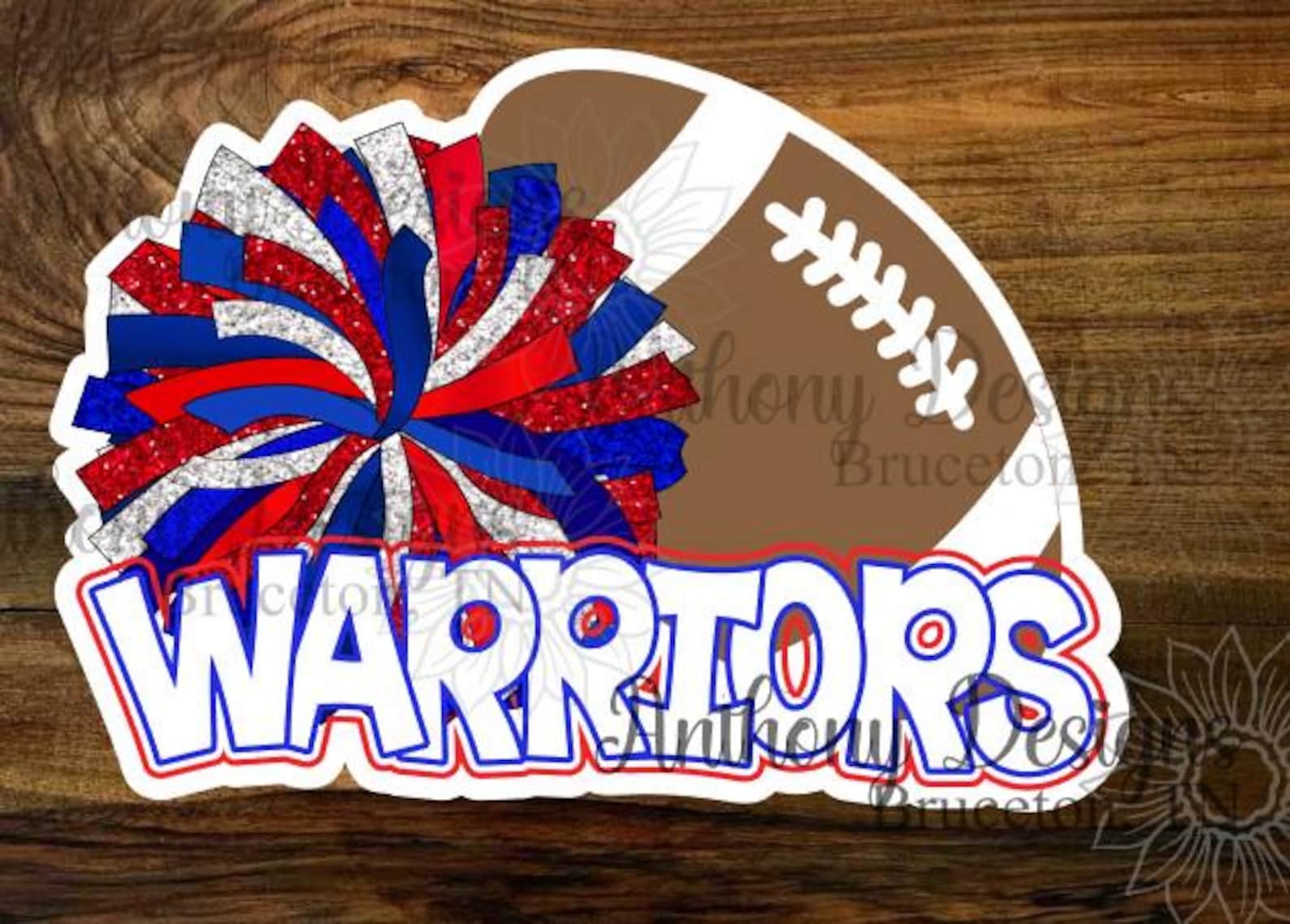 Personalized Cheerleading/football Vinyl Stickers - Etsy