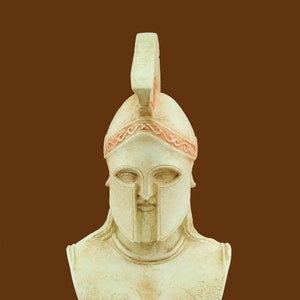Leonidas Head King of Sparta Bust Greek Spartan Warrior Statue Handmade ...