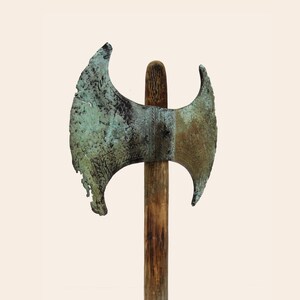 War Axe Labrys, Wooden Handle Crete Greek Minoan Weapon, Bronze Weapon ...