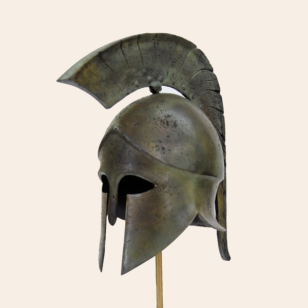 Real Spartan Helmet - Etsy