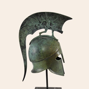 Corinthian Spartan Helmet Anthemion and Gorgonion Crest Bronze ...