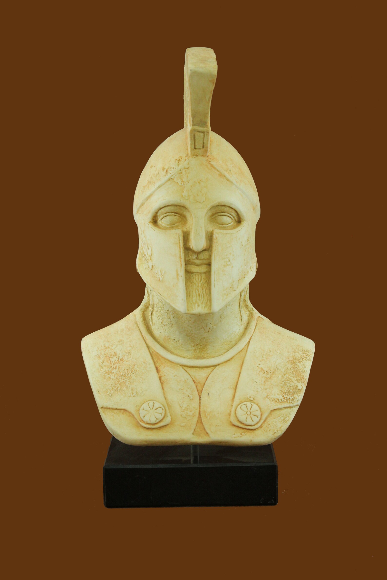 Leonidas King of Sparta Ancient Greek Sculpture Plaster Cast Head of ...