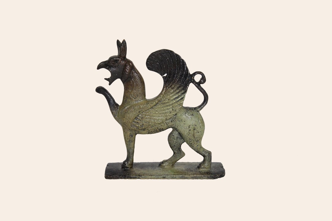 Griffin Bronze Art Mythical Creature Ancient Greek Sculpture ...