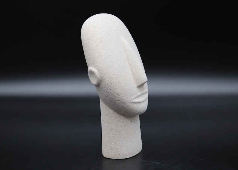 Idol Head Porestone Statue, Cycladic Museum Replica Figurine, Art ...