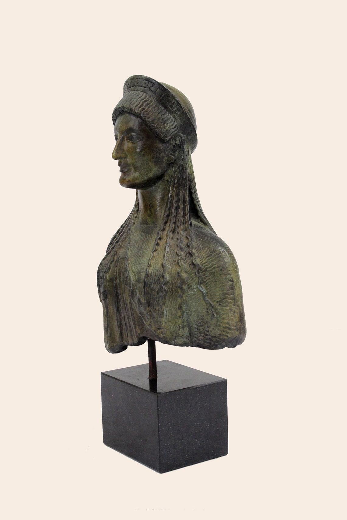Korai Acropolis Statue Female Greek Athene Statue Solid - Etsy