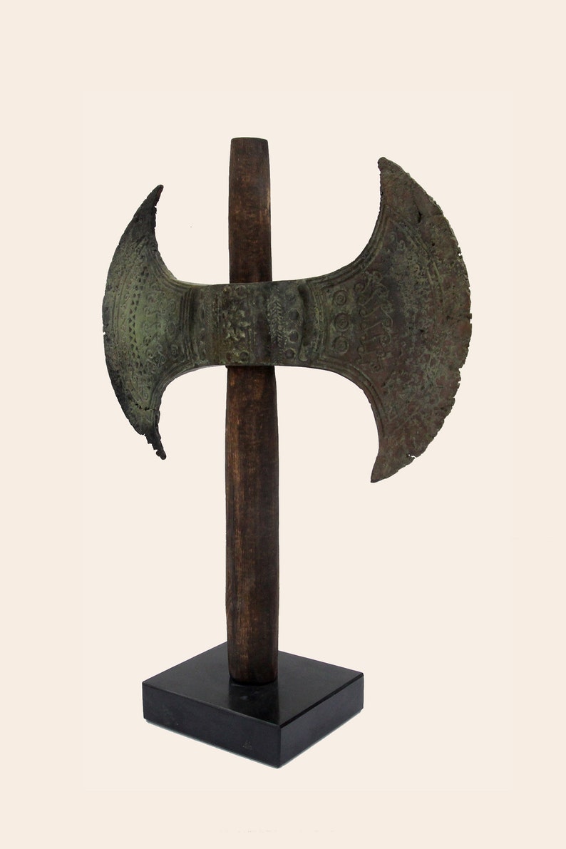 Double Sided Axe Labrys Greek Minoan Weapon Bronze Weapon - Etsy Hong Kong