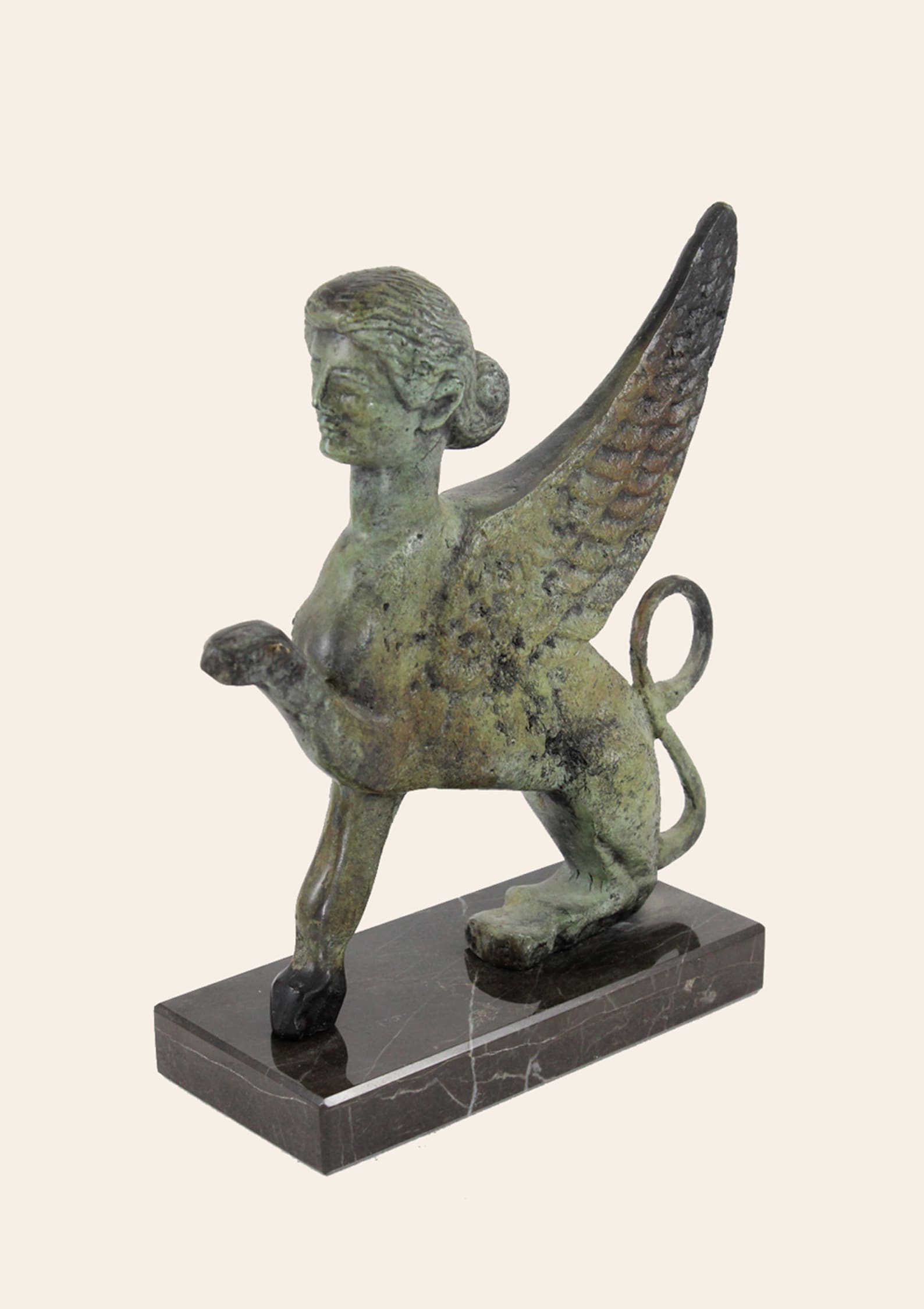 Greek Sphinx Sculpture Bronze Sculpture Art Collectible Greek | Etsy