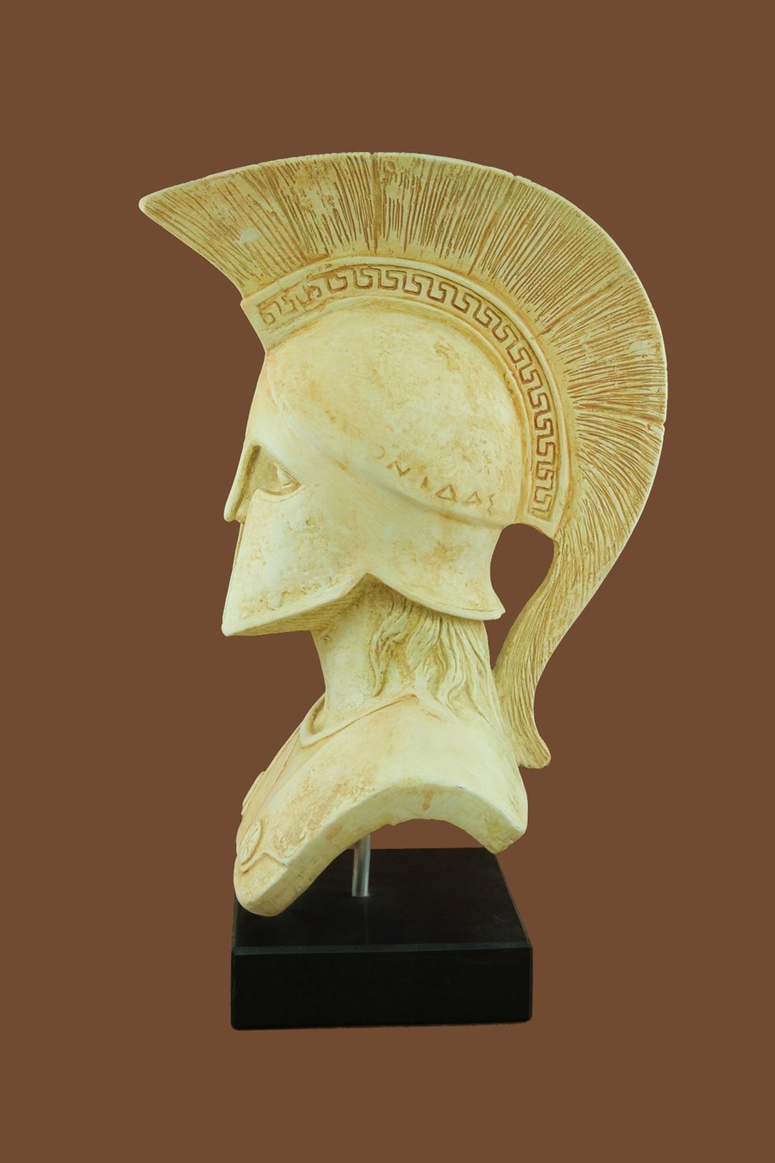 Leonidas King of Sparta Ancient Greek Sculpture Plaster Cast Head of ...