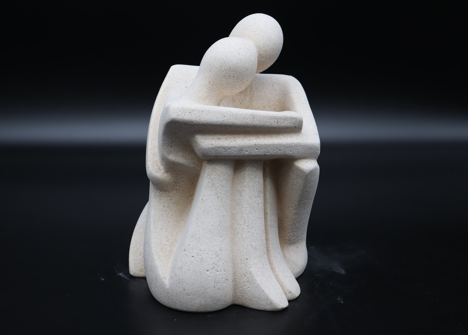 Lovers Figurine Art, Modern Statues Seated Statue Figurine, Eternal ...
