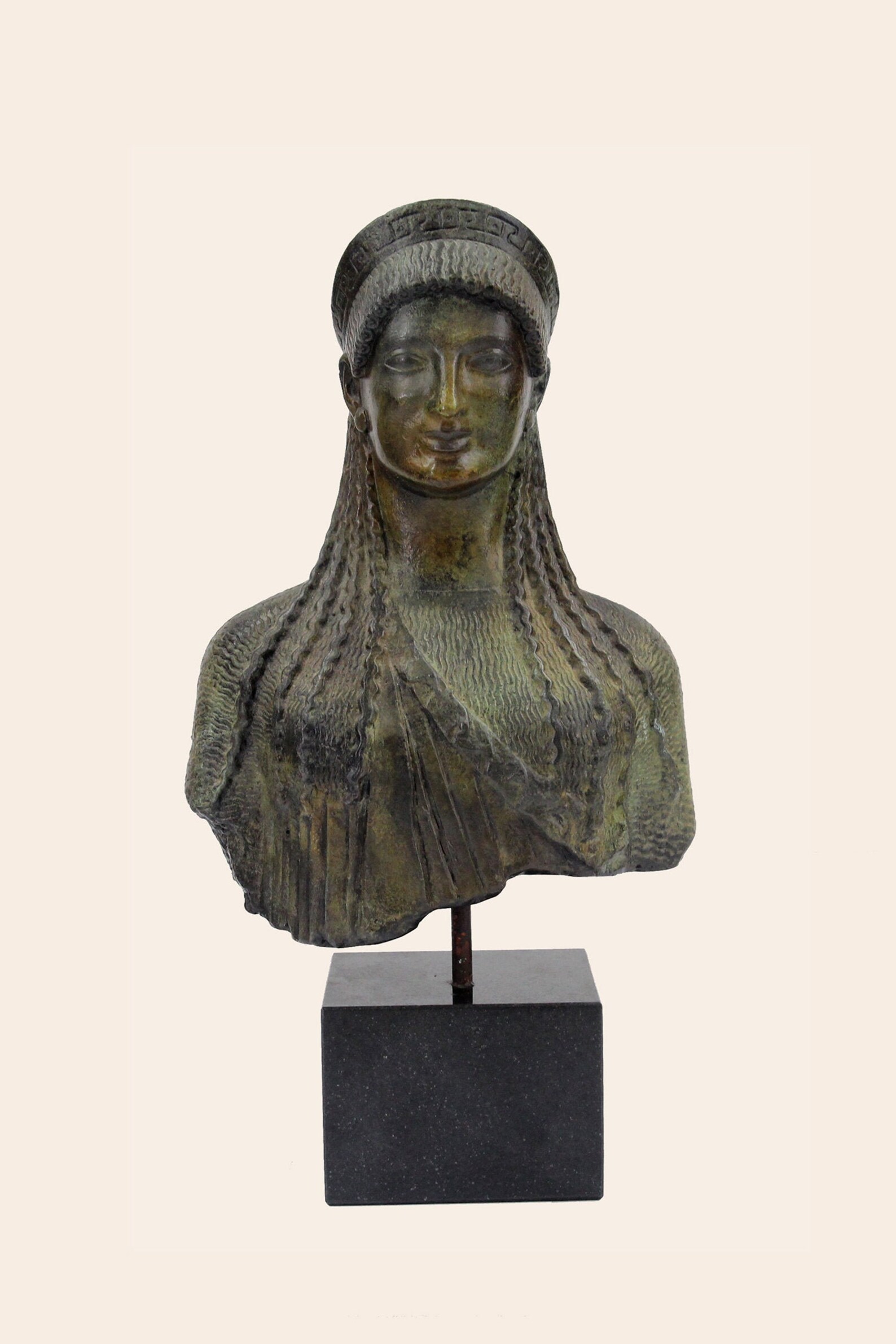 Korai Acropolis Statue Female Greek Athene Statue Solid | Etsy