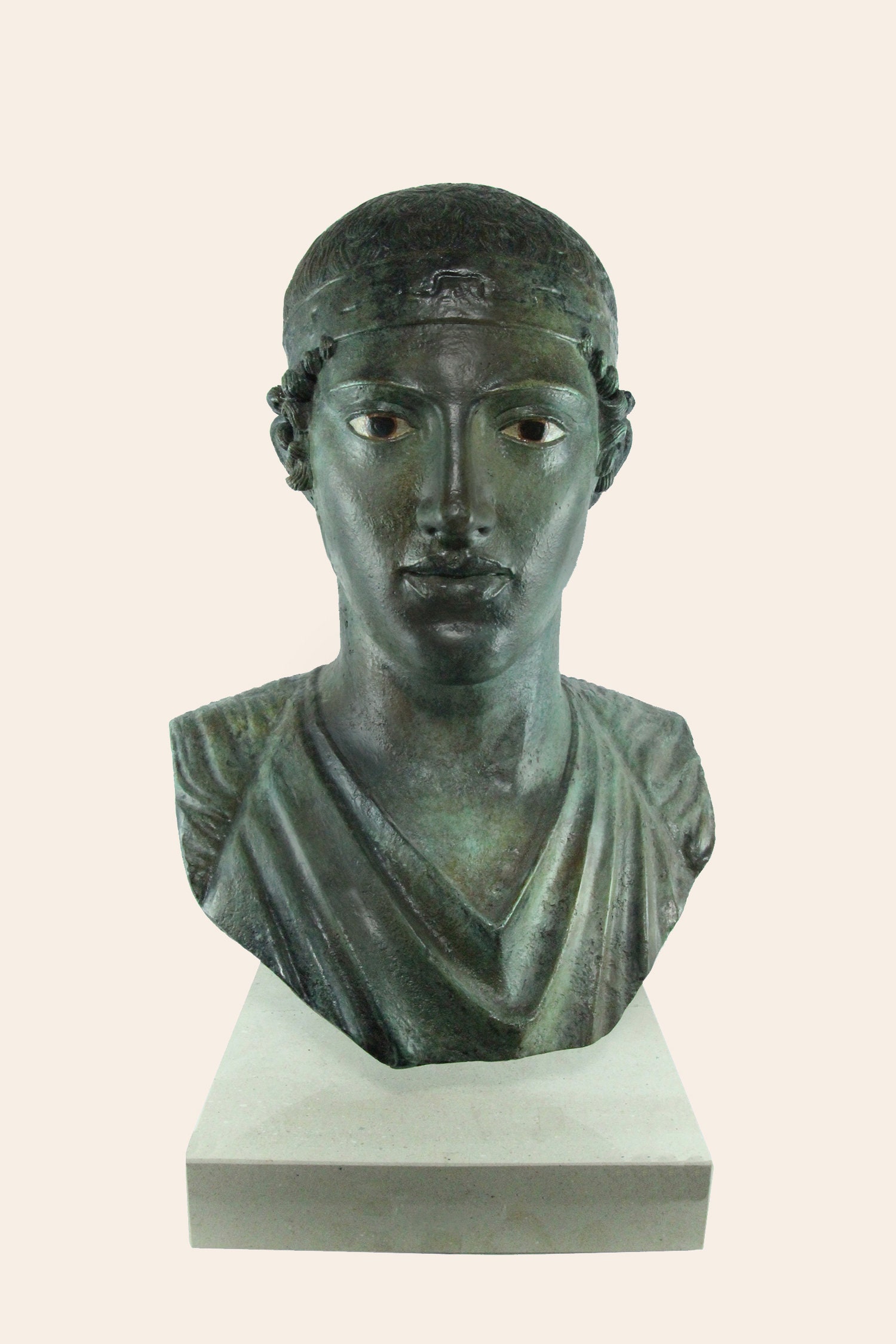 Art & Collectibles Sculpture Sculpture Verdigris Early Classical Style ...