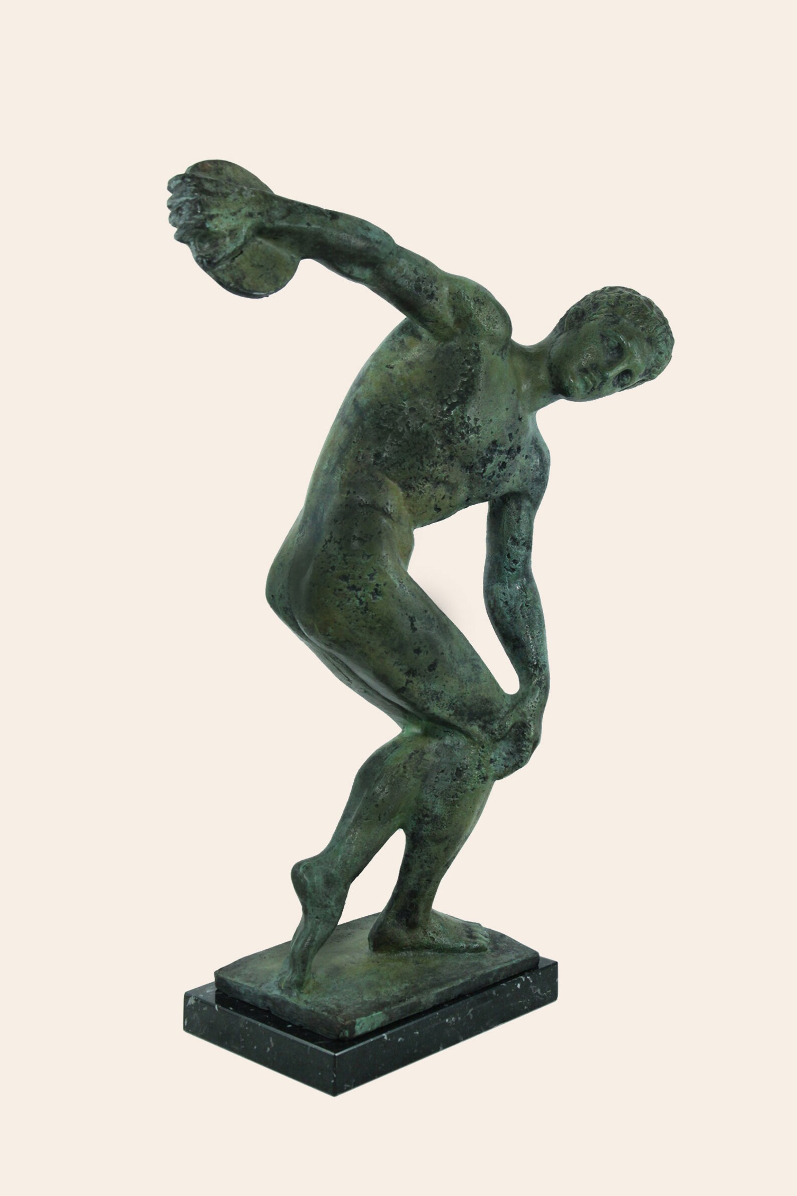 Discobolus of Myron Ancient Greek Disc Thrower Olympic Games | Etsy