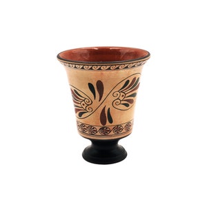 Pethagorean Cup, Greek Pottery, Pythagoras Mug, Dionysus and Maenads ...