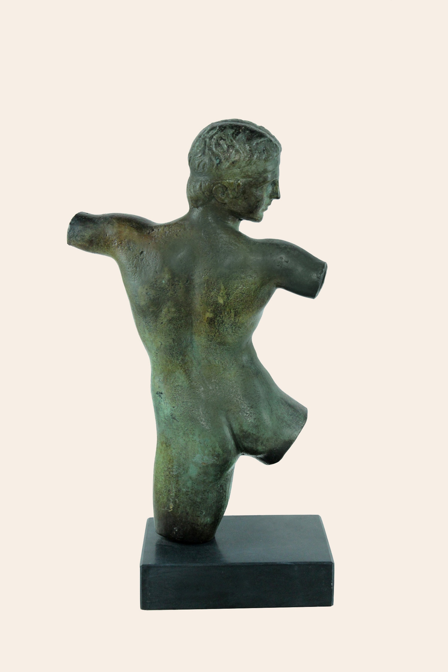 Disc Thrower Statue Solid Bronze Ancient Greek Discovolus Olympic Games ...