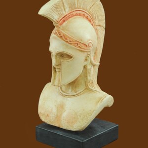 Leonidas Head King of Sparta Bust Greek Spartan Warrior Statue Handmade ...