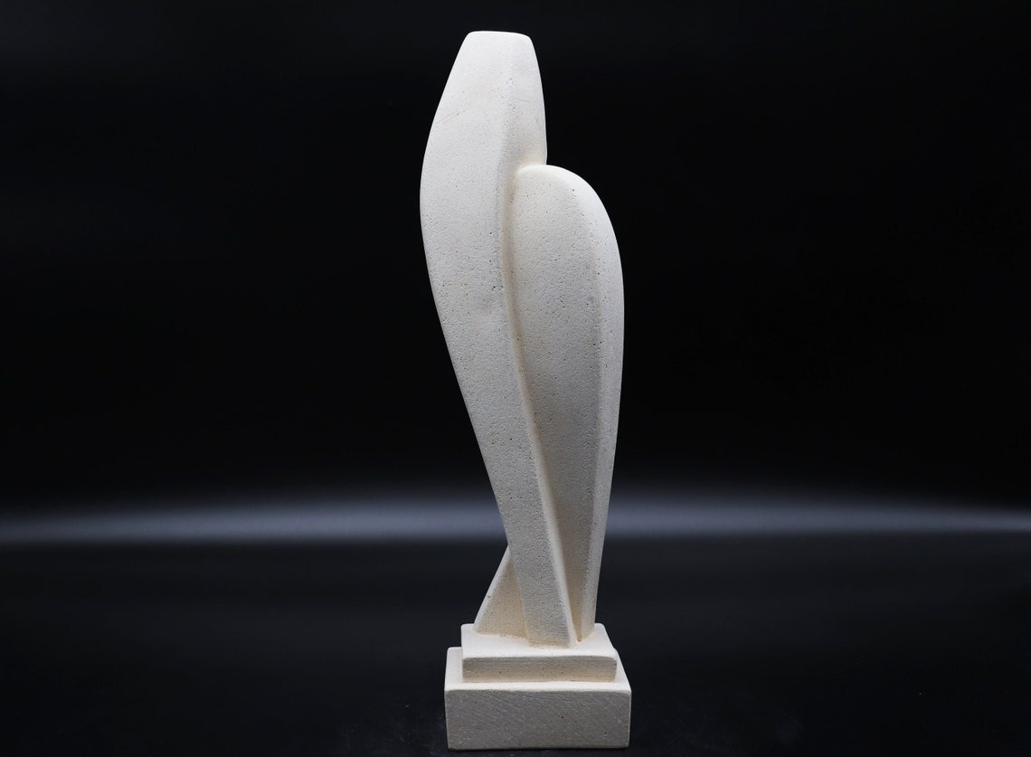 Devotion Couples Porestone Figurine Art Large Statue - Etsy