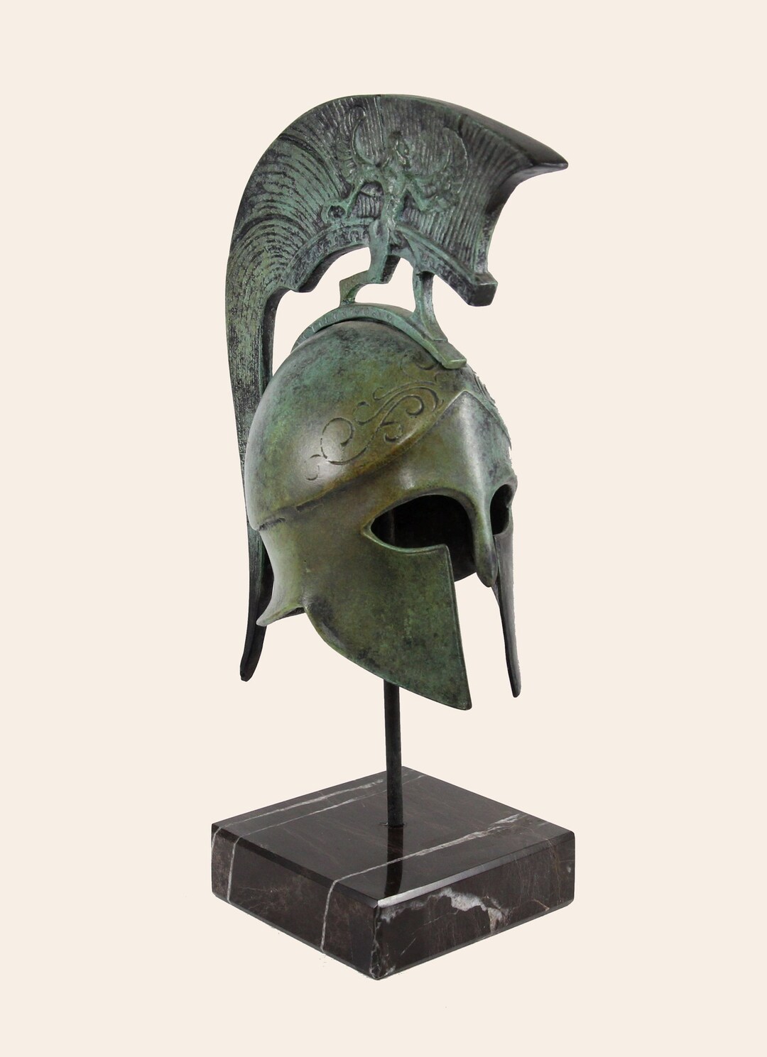 Corinthian Spartan Helmet Anthemion and Gorgonion Crest Bronze ...