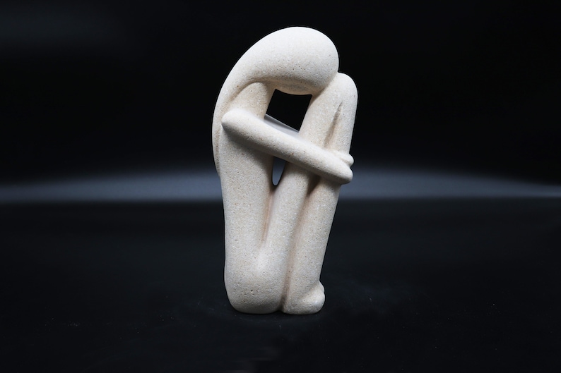 Thinking Woman Cycladic Statue, Ancient Greek Art Inspired Large ...
