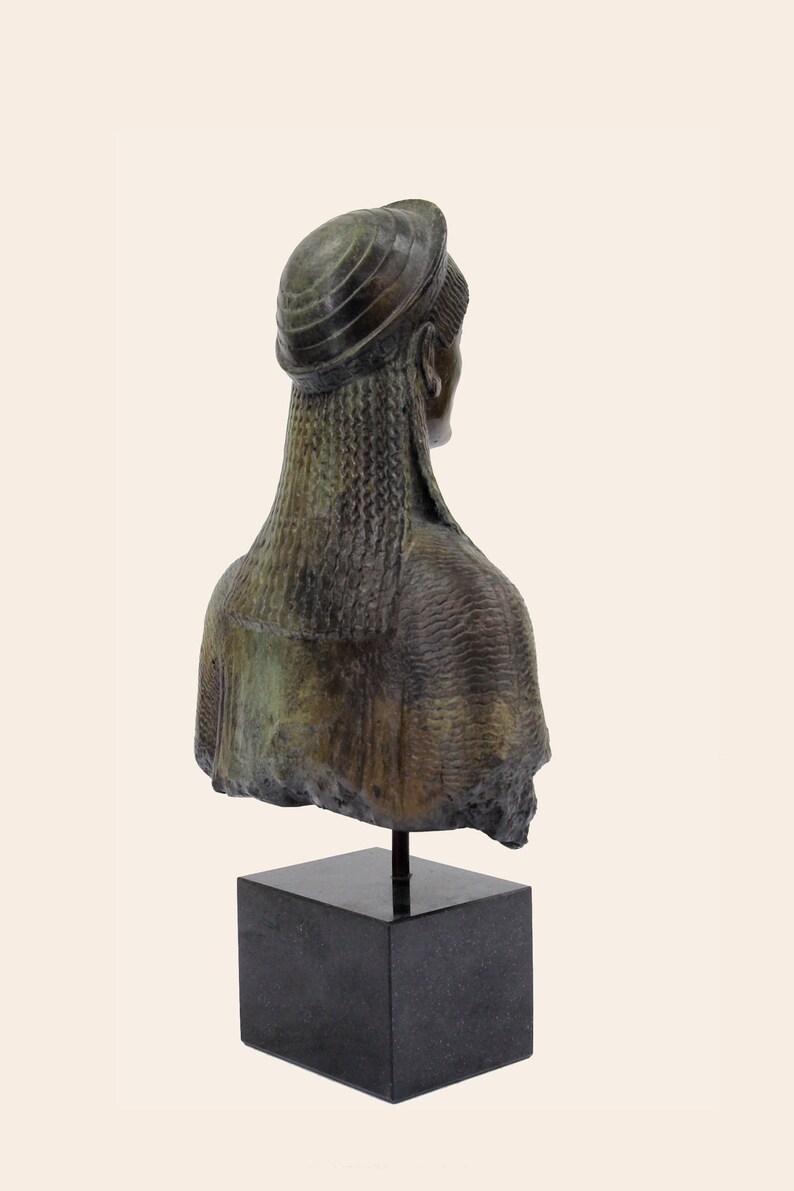 Korai Acropolis Statue, Female Greek Athene Statue, Solid Bronze Greek ...