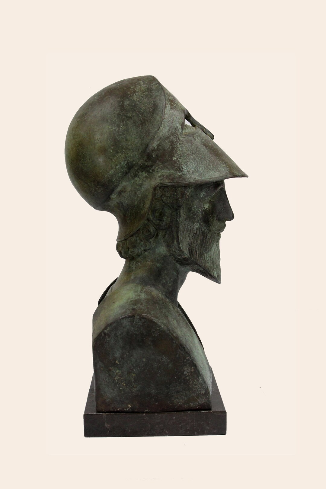 Ajax the Great Statue, Aias Solid Bronze Bust Sculpture, Greek ...