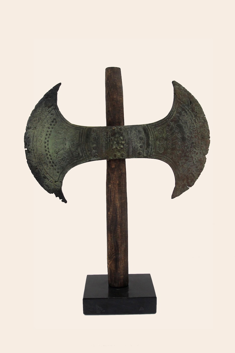Double Sided Axe, Labrys Greek Minoan Weapon, Bronze Weapon Solid ...