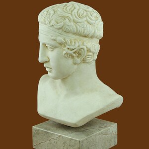 Head of Diadumenos of Polyclitus Masterpiece of Ancient Greek Sculpture ...