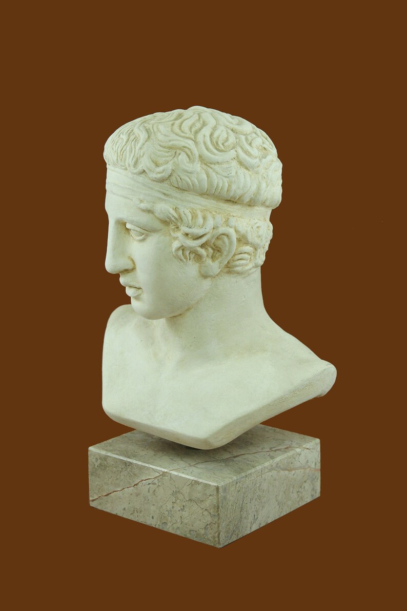 Head of Diadumenos of Polyclitus Masterpiece of Ancient Greek Sculpture ...