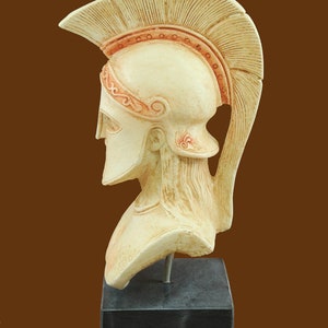 Leonidas Head King of Sparta Bust Greek Spartan Warrior Statue Handmade ...