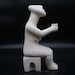 Cycladic Museum Figurine Replica, Large Seated Cup Bearer Statue ...