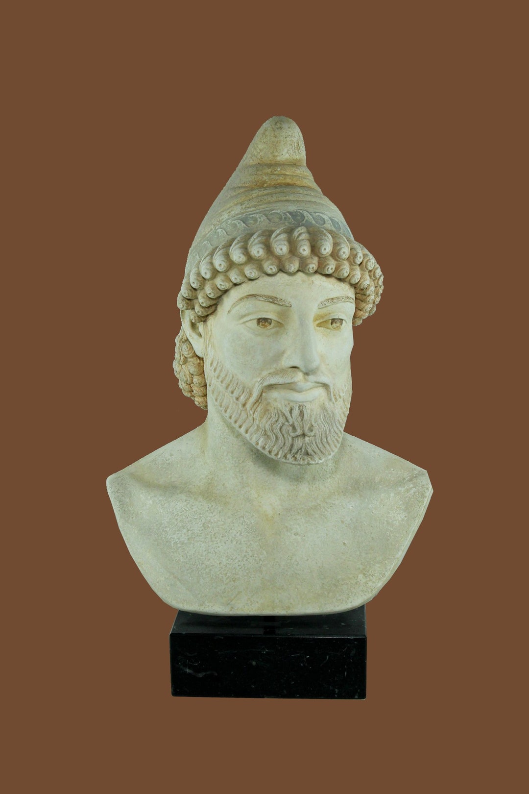 Odysseus Bust Homer Epic Poem Odyssey Hero Greek King of Ithaca Plaster Sculpture Odysseus ...