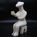 Cycladic Museum Figurine Replica, Large Seated Cup Bearer Statue ...