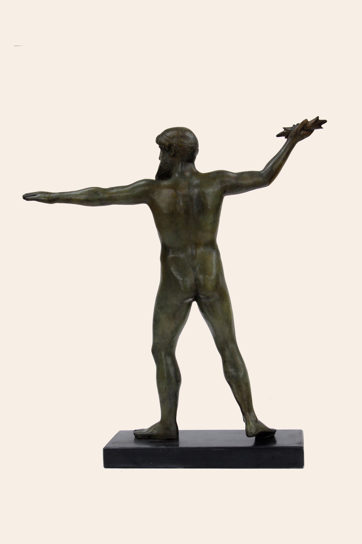 Poseidon Statue, Greek Art God of Sea Storms Earthquakes Horses Statue ...