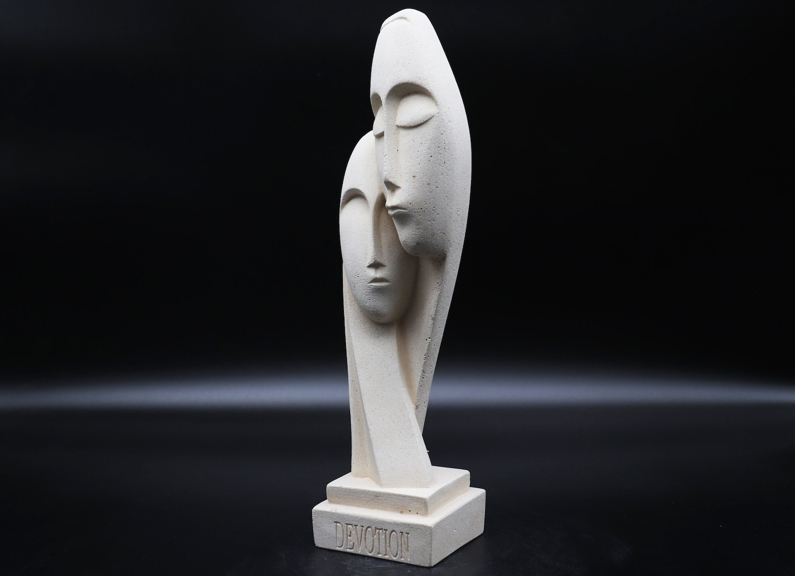 Devotion Couples Porestone Figurine Art Large Statue - Etsy